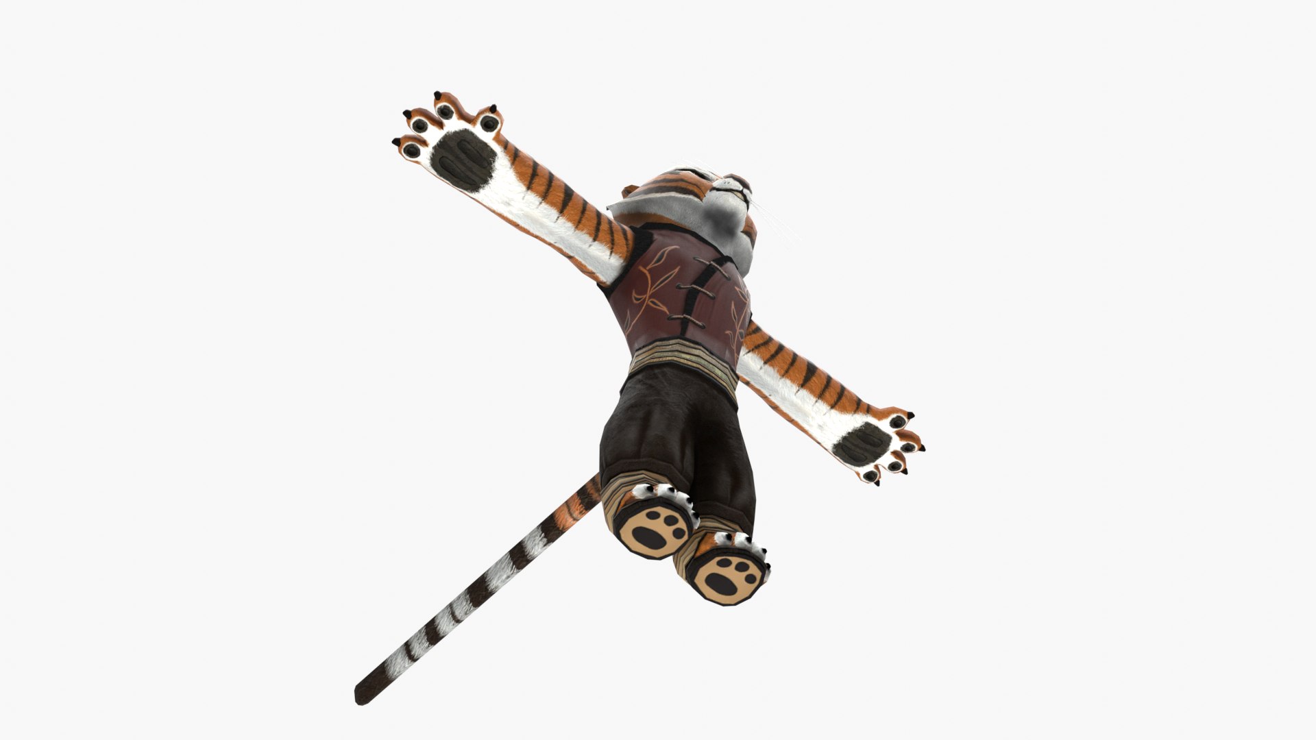 3D Tigeress From Kung Fu Panda - TurboSquid 2348340