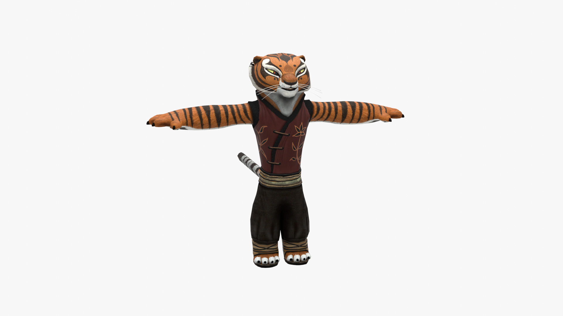 3D Tigeress From Kung Fu Panda - TurboSquid 2348340