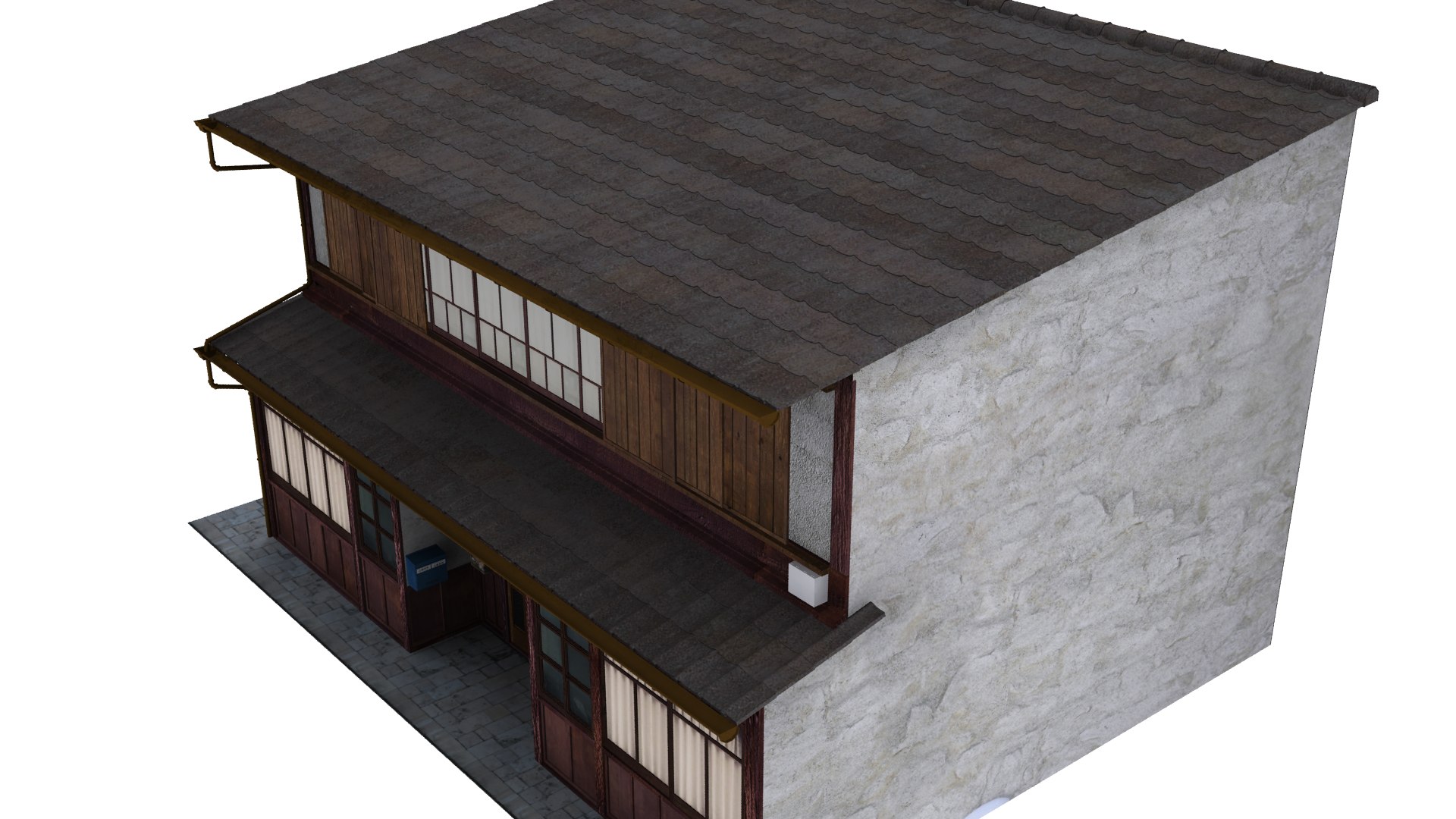 3D Old Building Model - TurboSquid 1456908