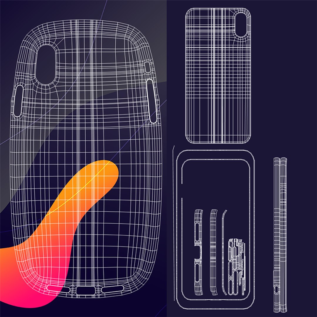 Iphone Case X 3D Model - TurboSquid 1379272