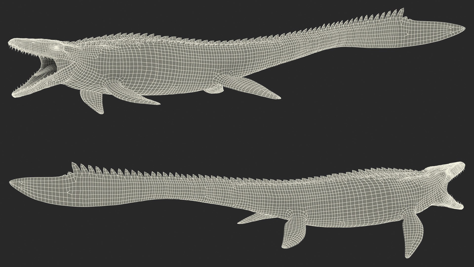 3D Mosasaurus Swimming - TurboSquid 1918610