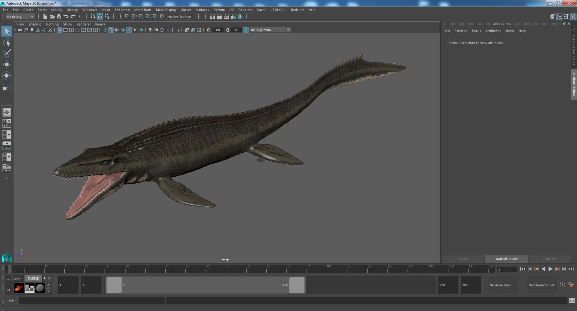 3D Mosasaurus Swimming - TurboSquid 1918610