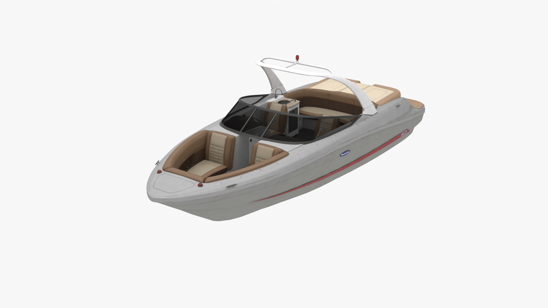 3D Powerboat Model - TurboSquid 2342692