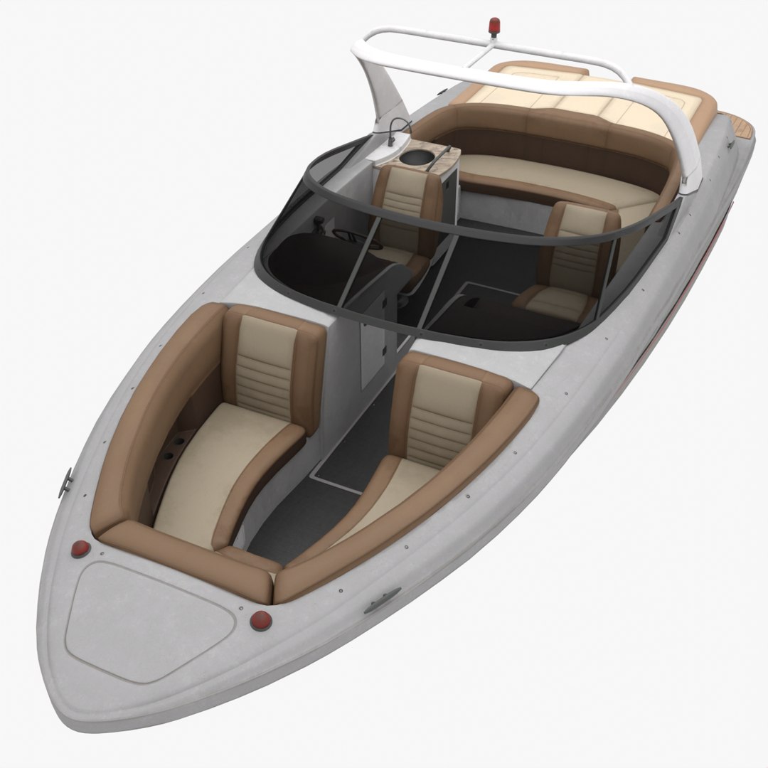 3D Powerboat Model - TurboSquid 2342692