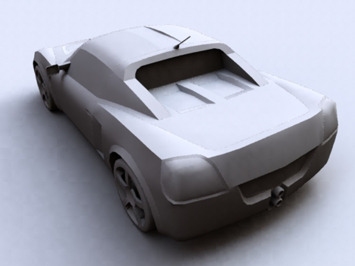 Opel Speedster Car 3d Model