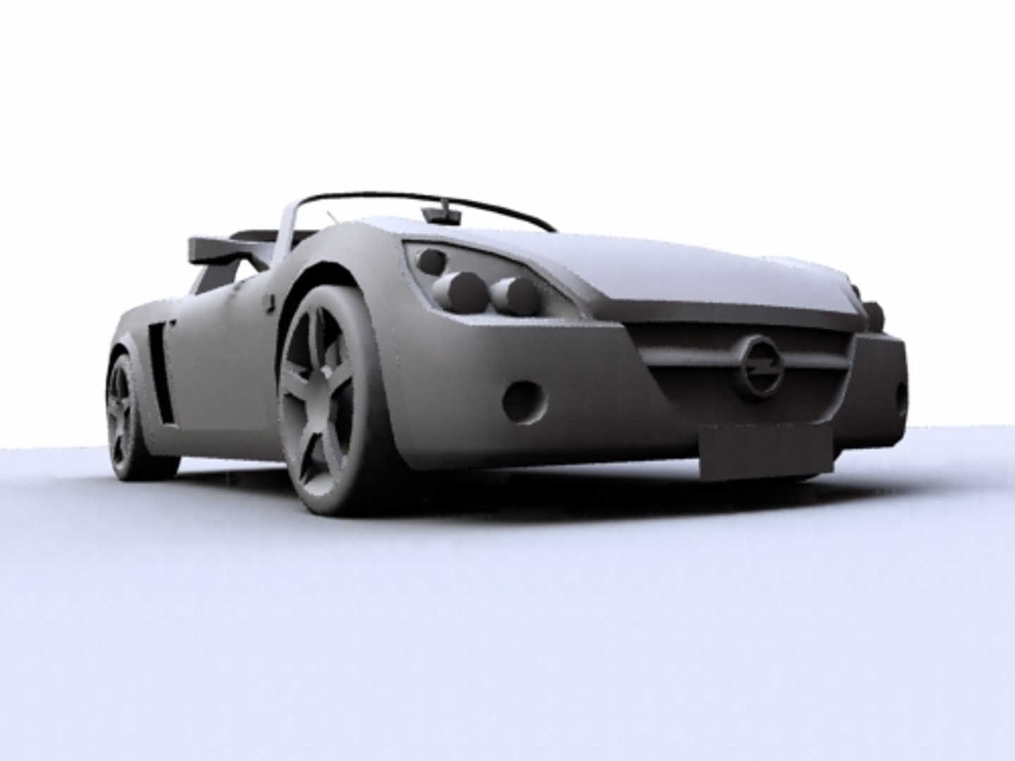 Opel Speedster Car 3d Model