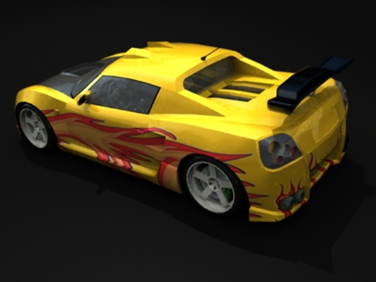 Opel Speedster Car 3d Model