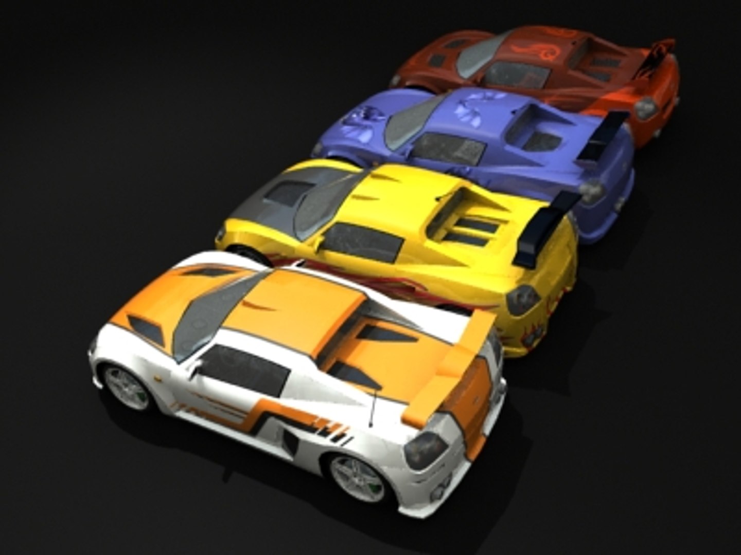 Opel Speedster Car 3d Model