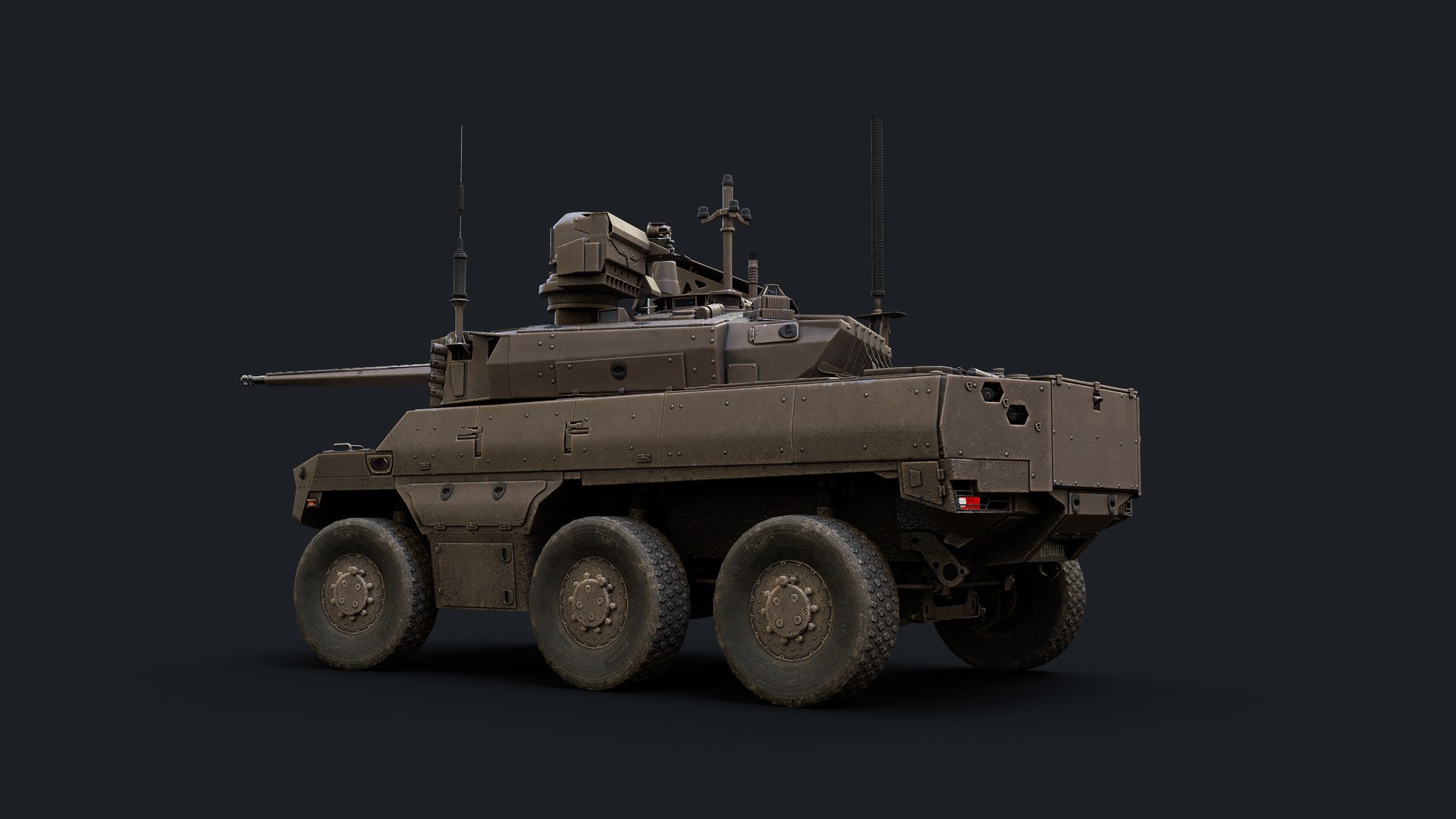 3D Model EBRC Jaguar - TurboSquid 2359269