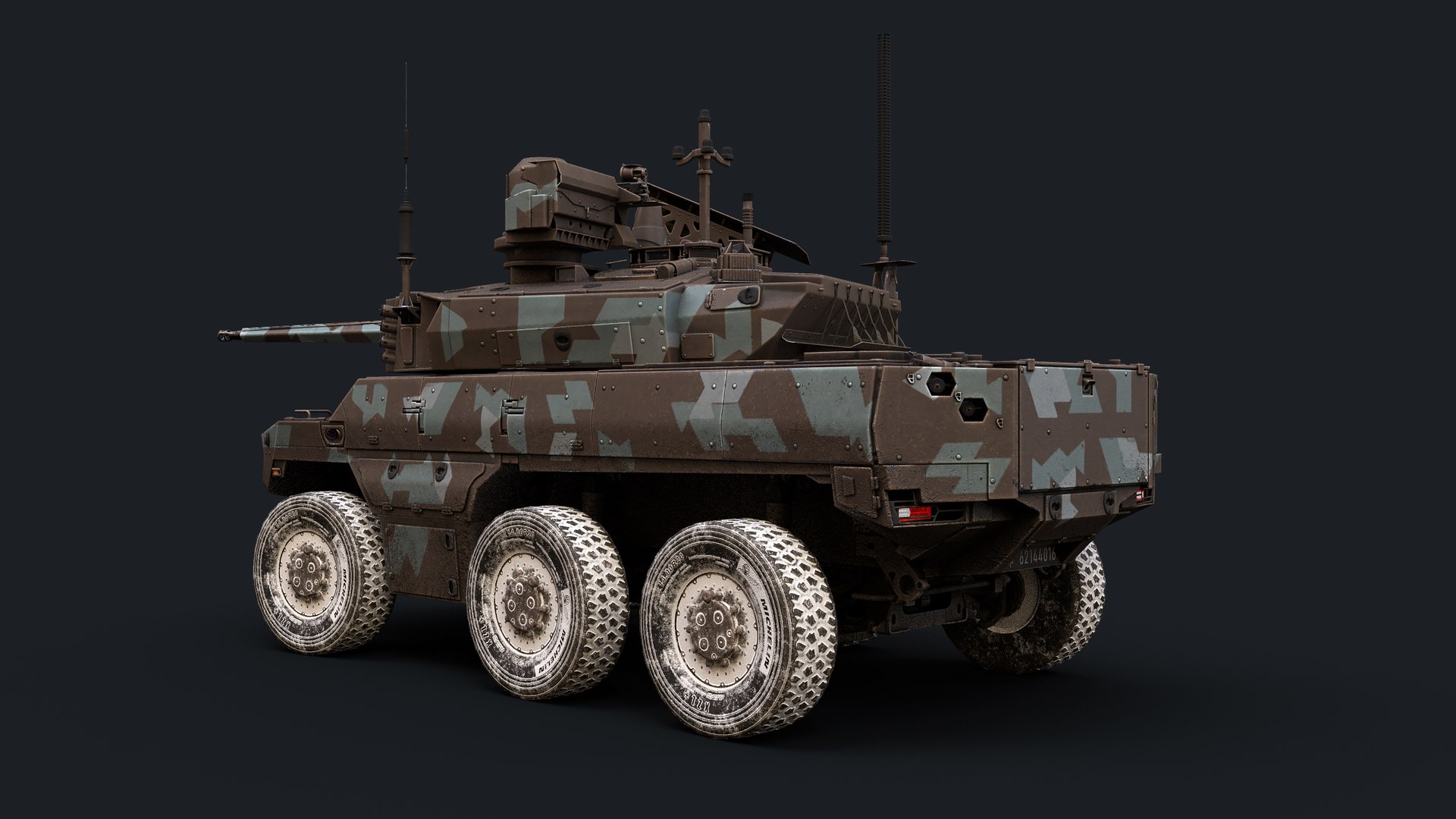 3D Model EBRC Jaguar - TurboSquid 2359269