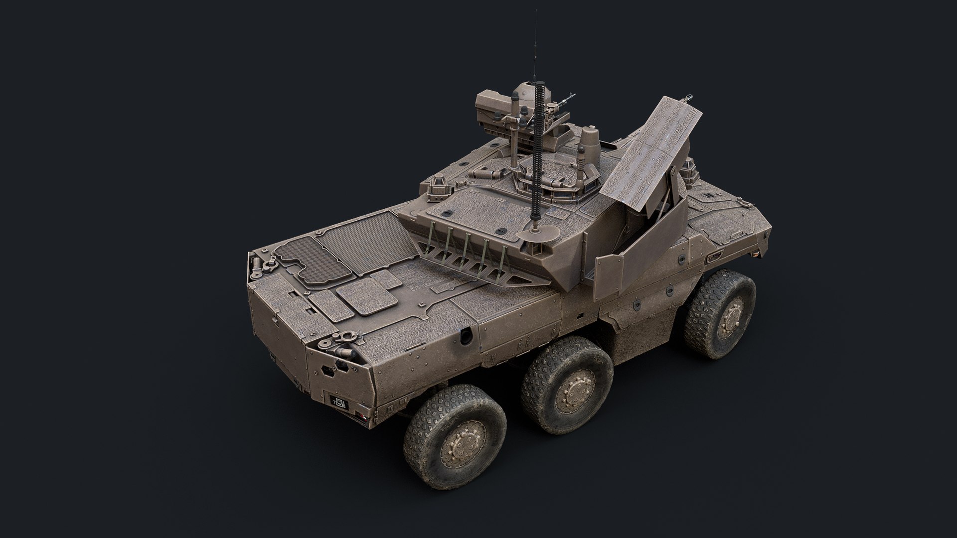 3D Model EBRC Jaguar - TurboSquid 2359269