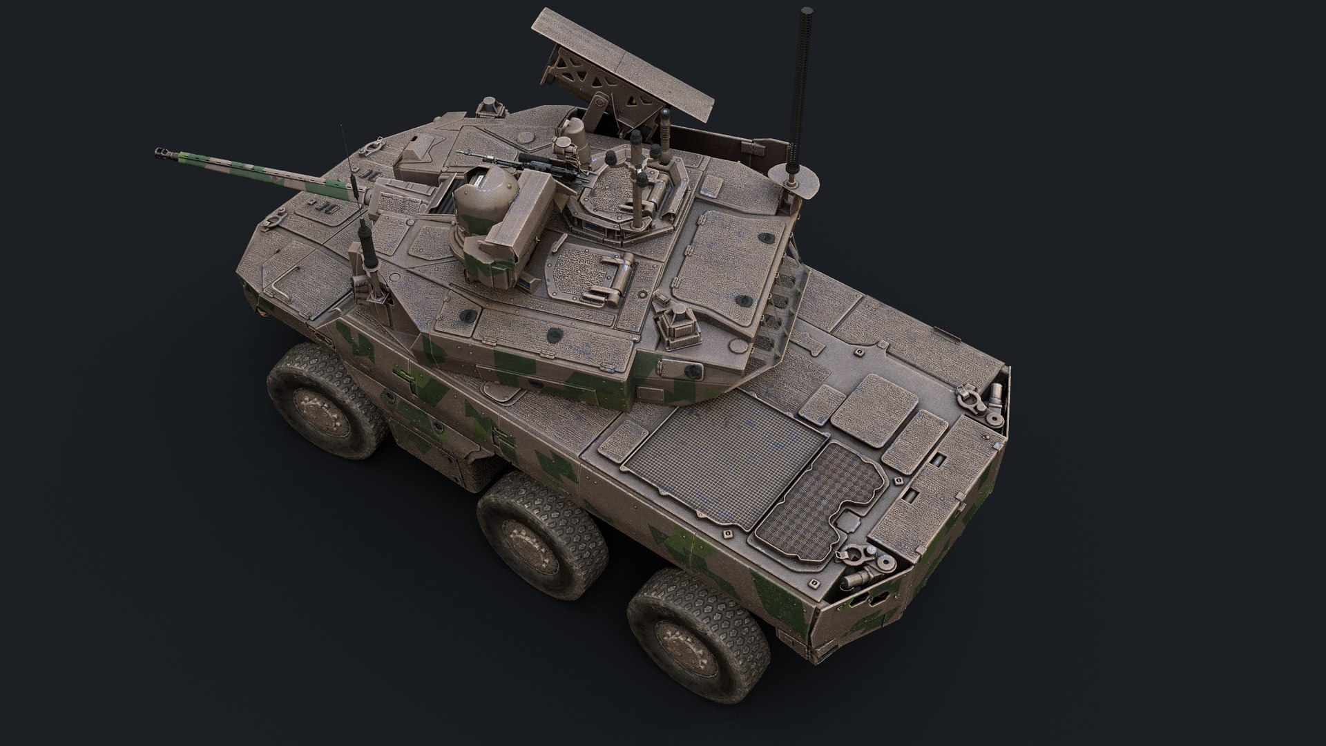 3D Model EBRC Jaguar - TurboSquid 2359269