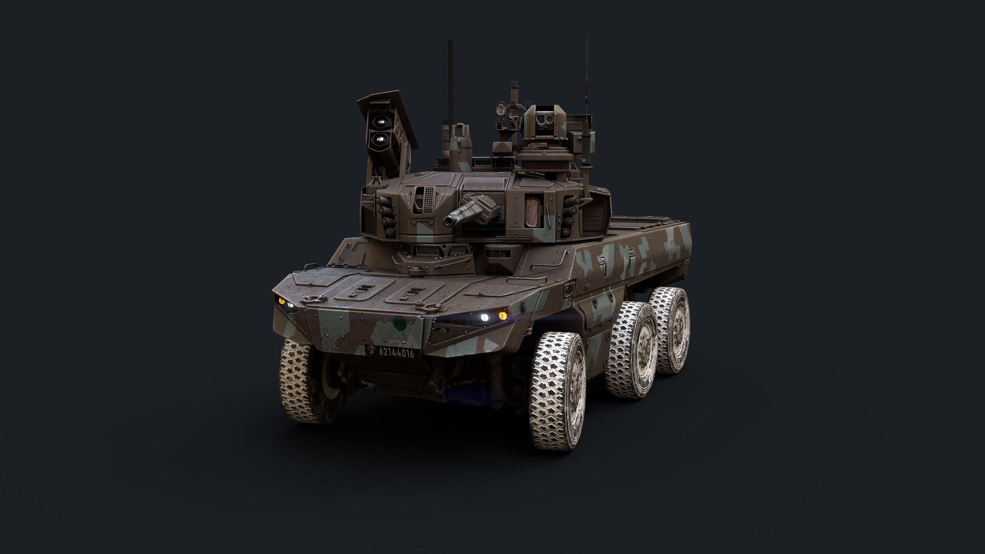 3D Model EBRC Jaguar - TurboSquid 2359269