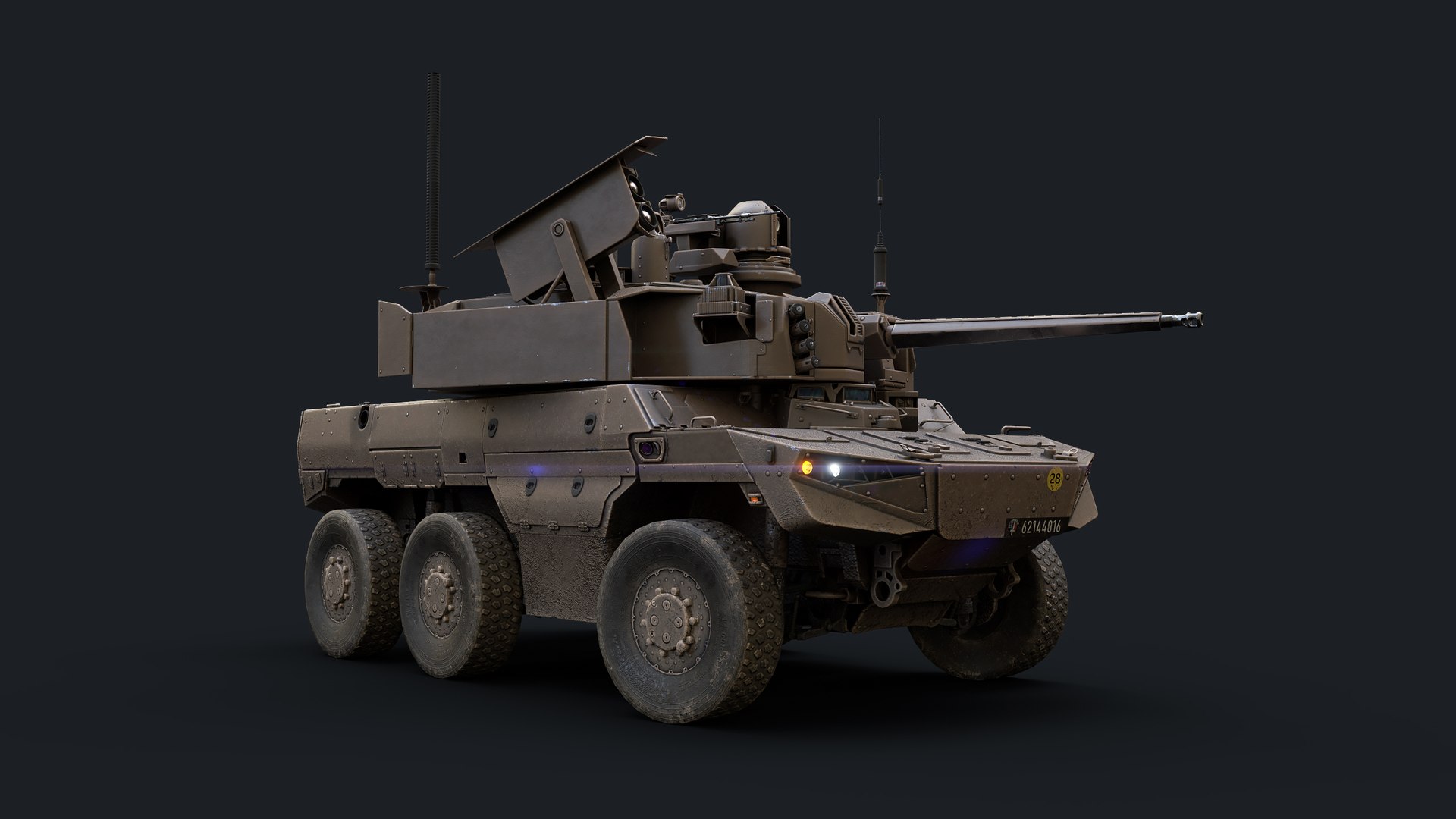 3D Model EBRC Jaguar - TurboSquid 2359269