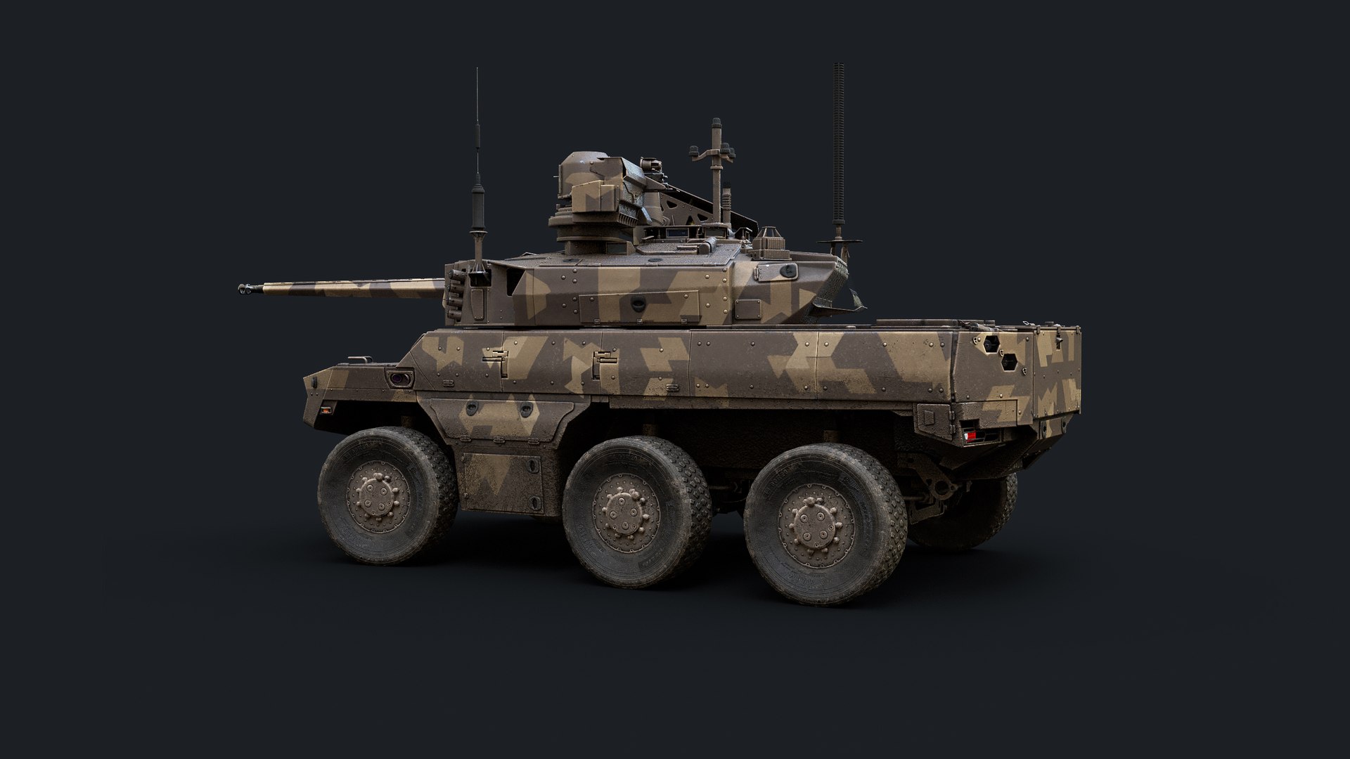 3D Model EBRC Jaguar - TurboSquid 2359269