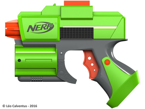 lite edition nerf dart 3d obj