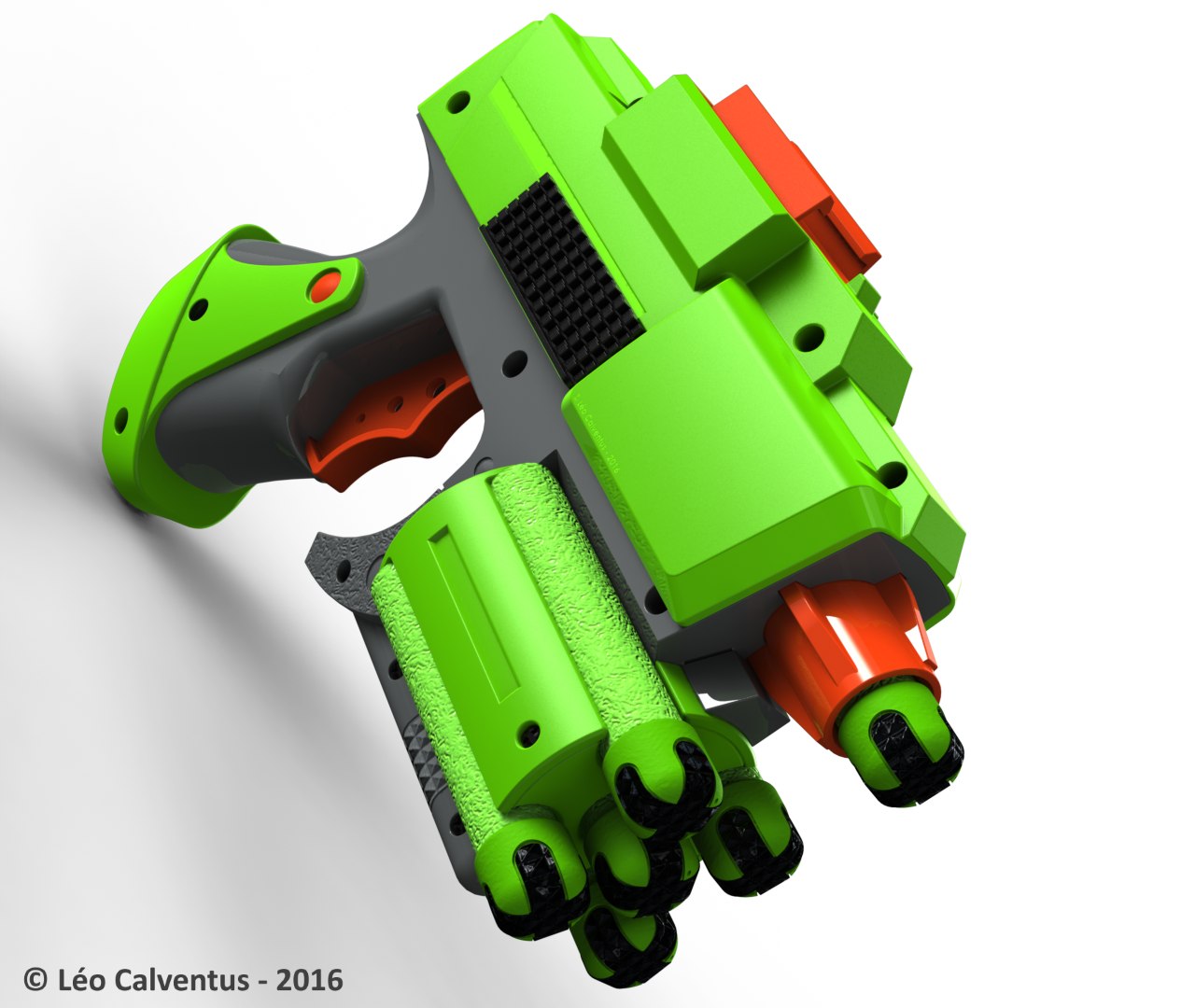 Lite Edition Nerf Dart 3d Obj