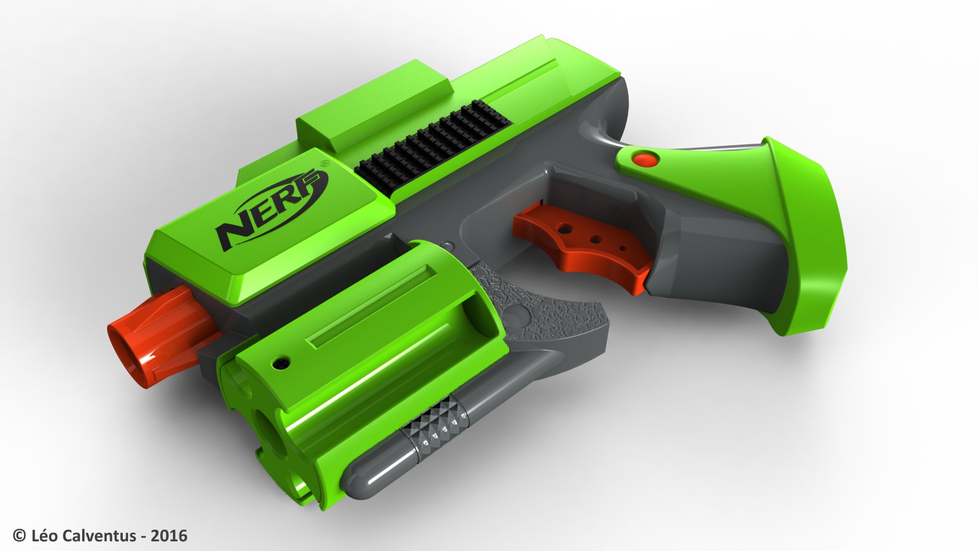 Lite Edition Nerf Dart 3d Obj