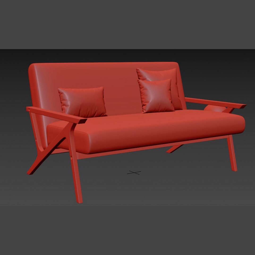 Modrest Candea Mid Century Walnut Model - TurboSquid 2098532