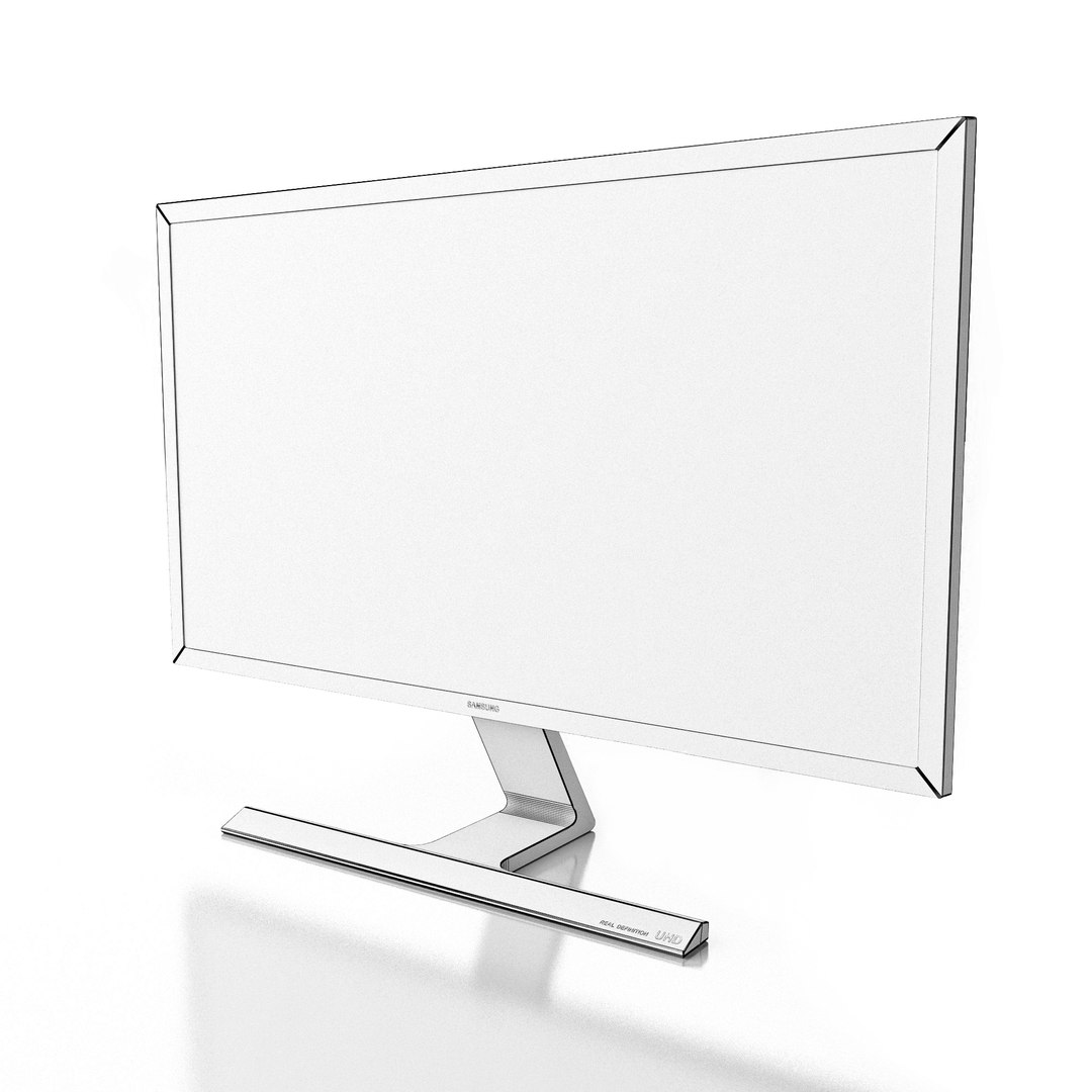 3d Model Monitor Samsung U28d590d
