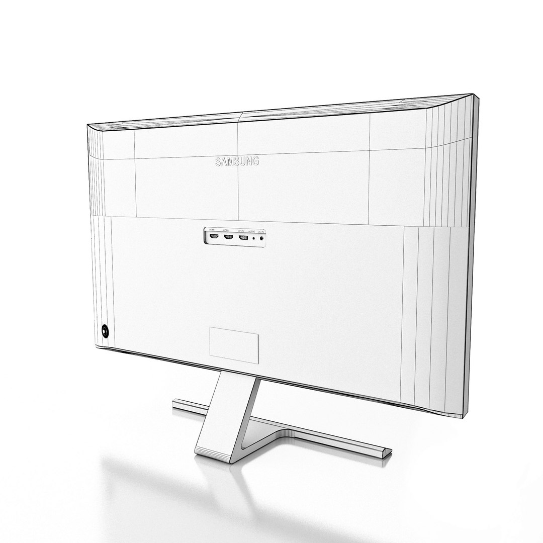 3d Model Monitor Samsung U28d590d