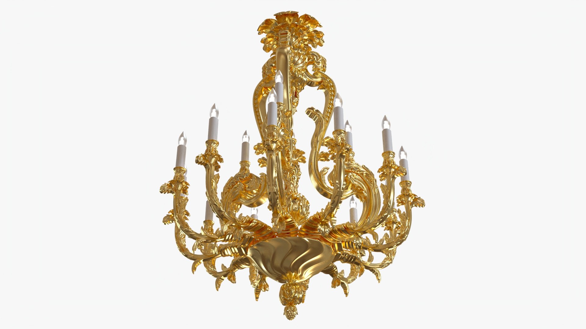 Chandelier 0018 3D Model - TurboSquid 2019223