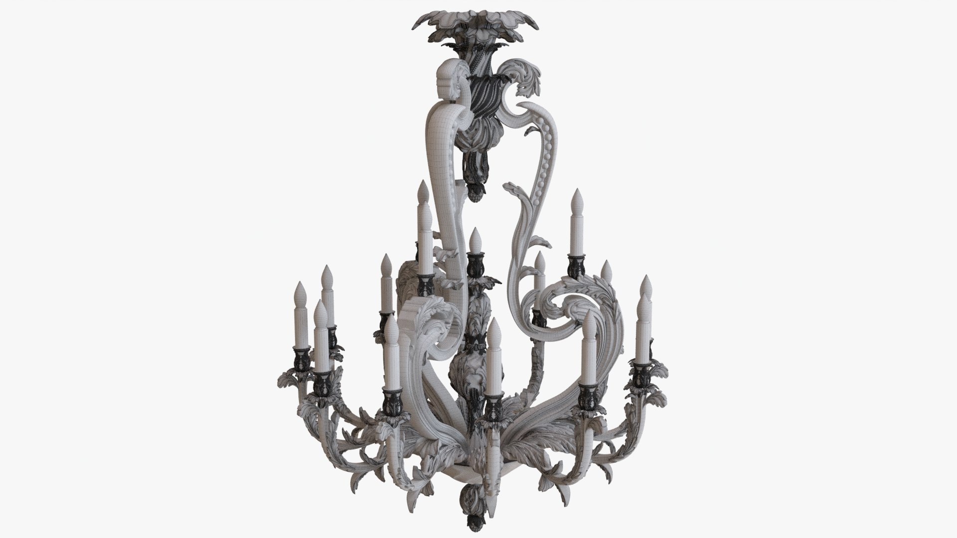 Chandelier 0018 3D Model - TurboSquid 2019223