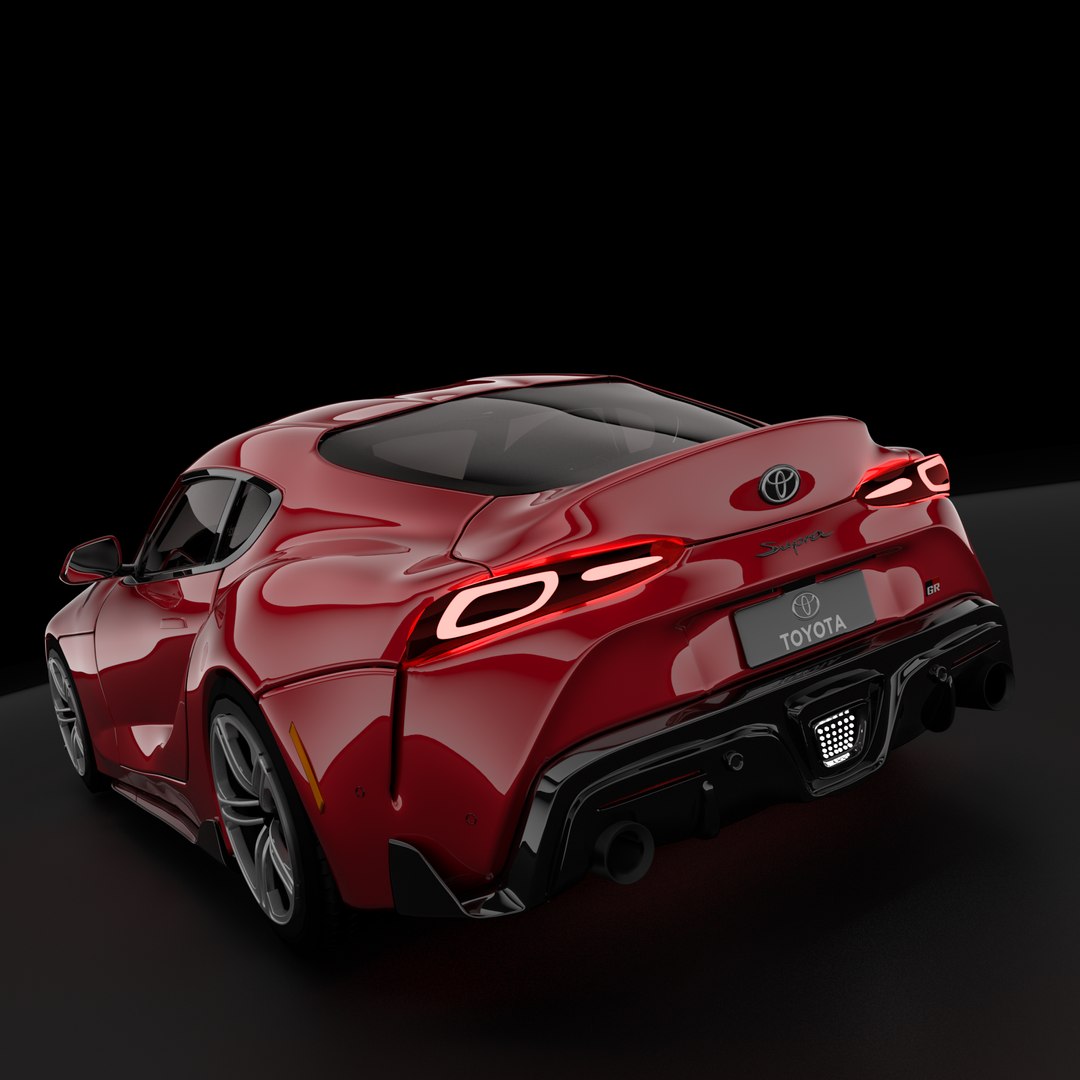 3D Model TOYOTA GR SUPRA A90 Blender - TurboSquid 1904121