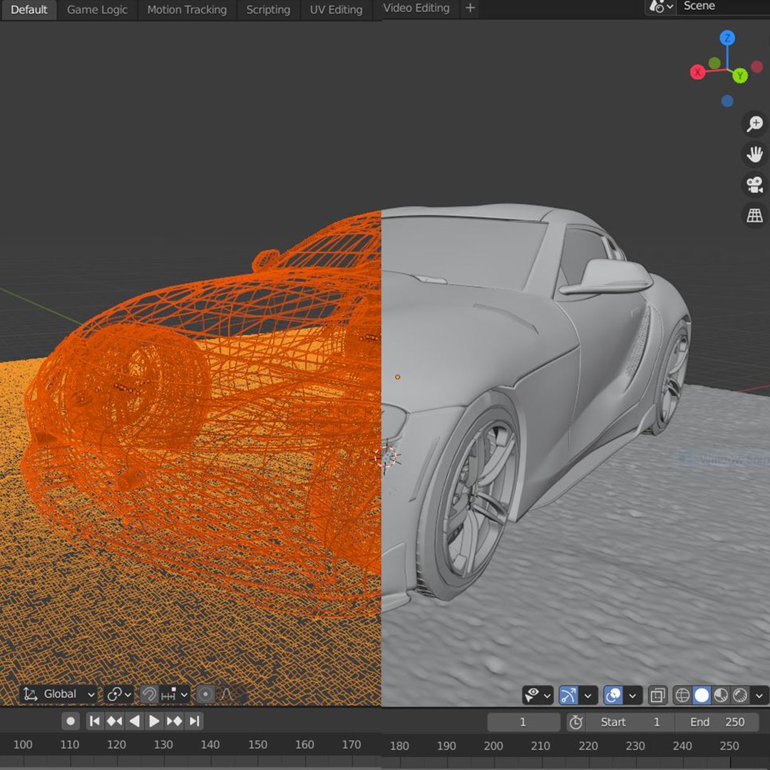 3D Model TOYOTA GR SUPRA A90 Blender - TurboSquid 1904121