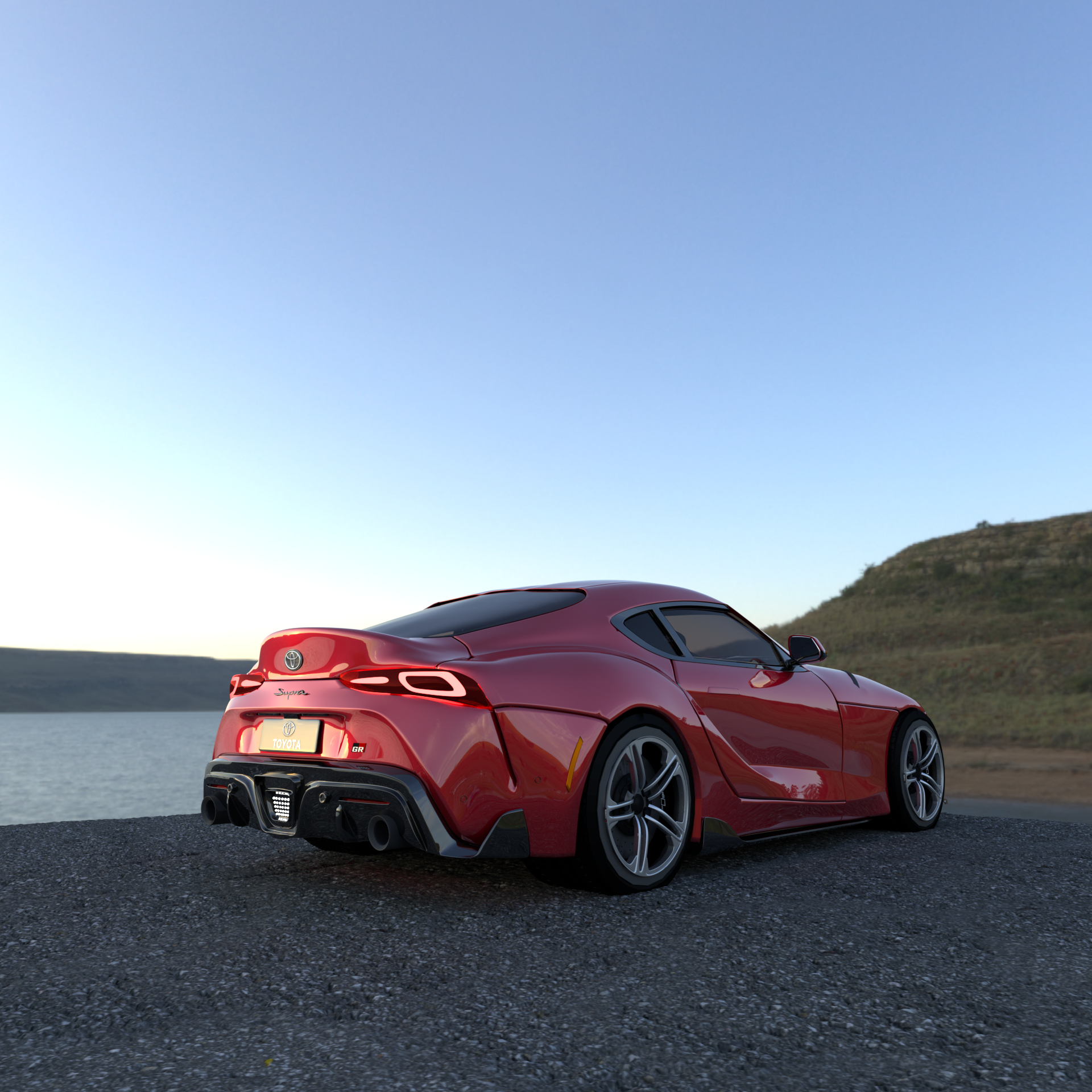 3D model TOYOTA GR SUPRA A90 Blender - TurboSquid 1904121