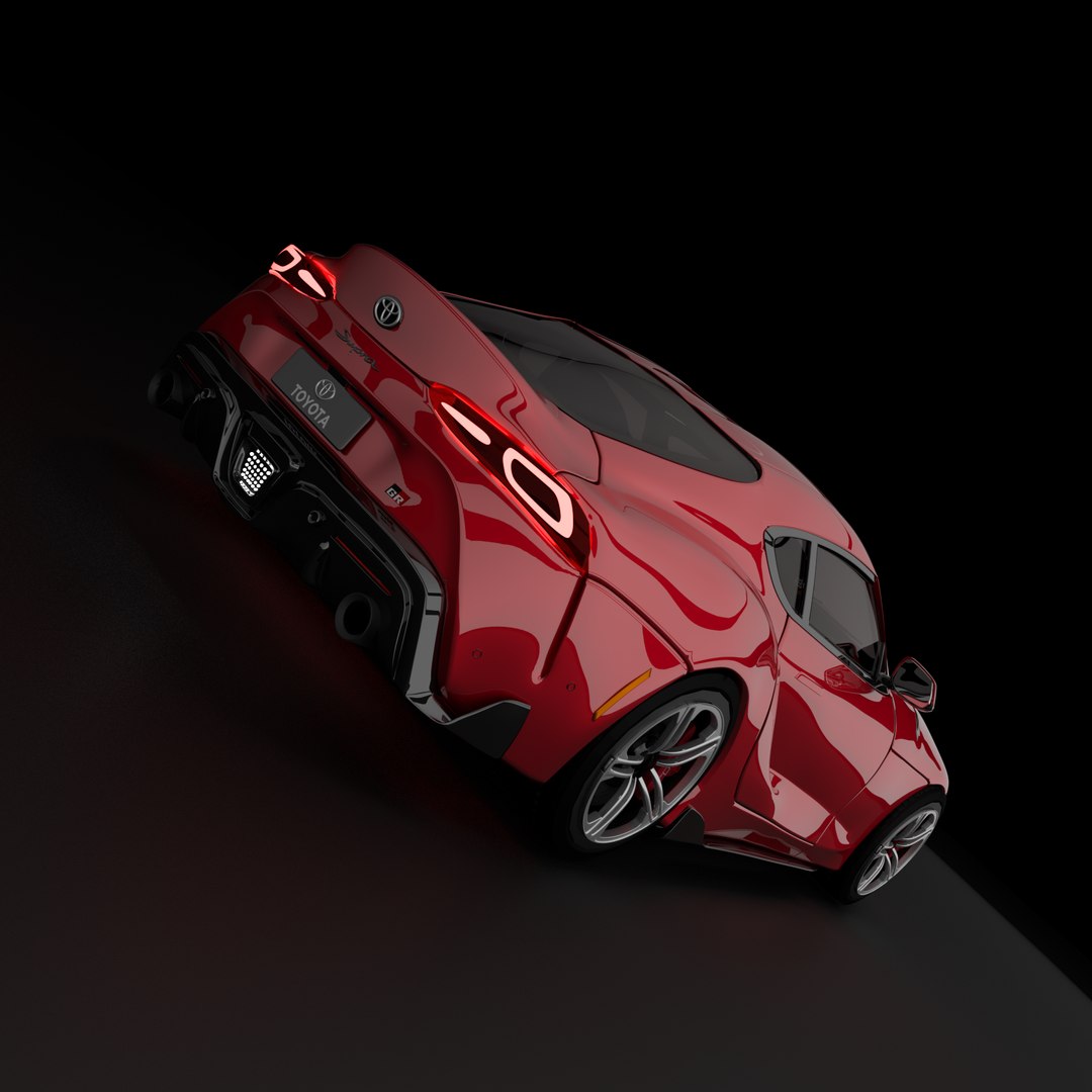 3D Model TOYOTA GR SUPRA A90 Blender - TurboSquid 1904121