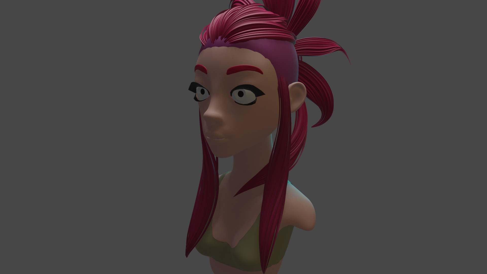 3D Female Bust Model - TurboSquid 1999545