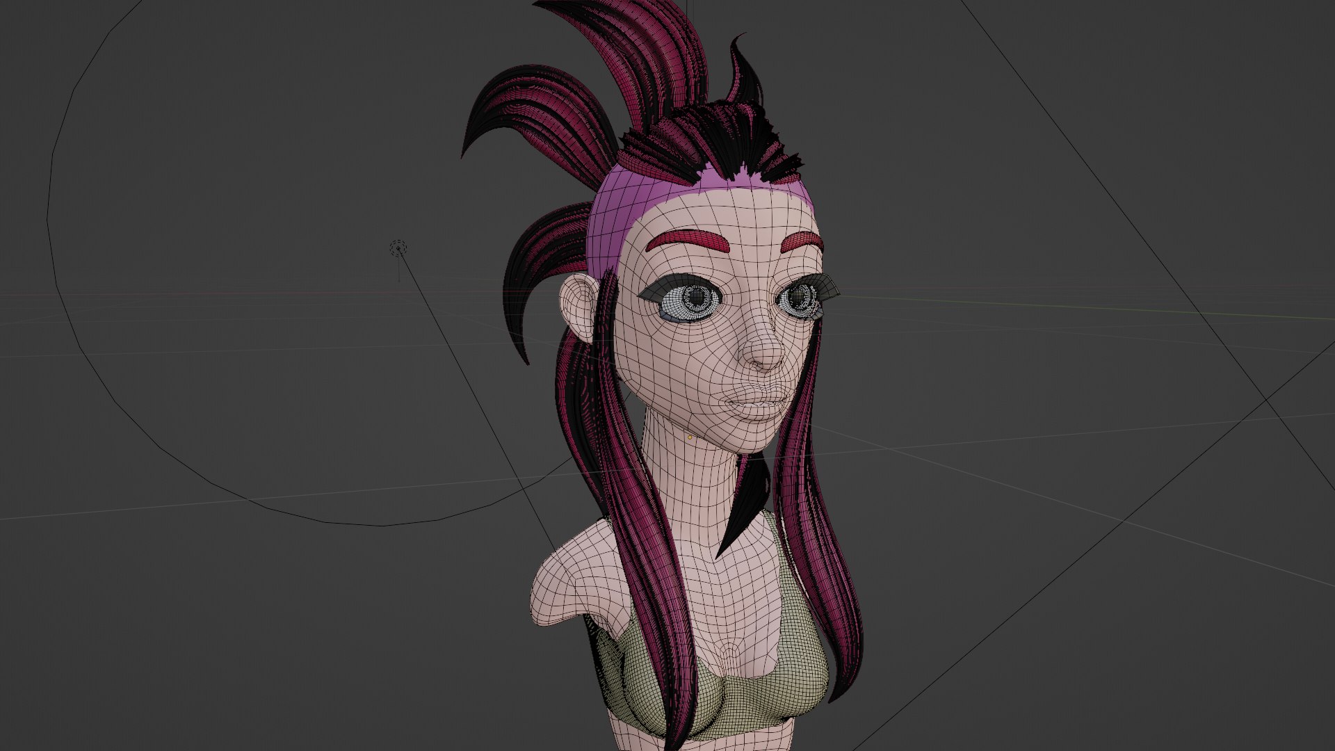 3D Female Bust Model - TurboSquid 1999545