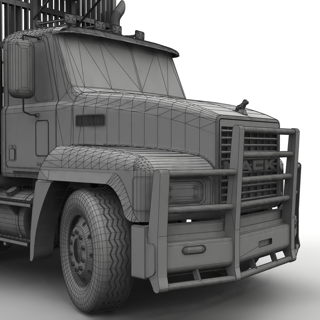 Mack Ch Truck Self 3d Lwo