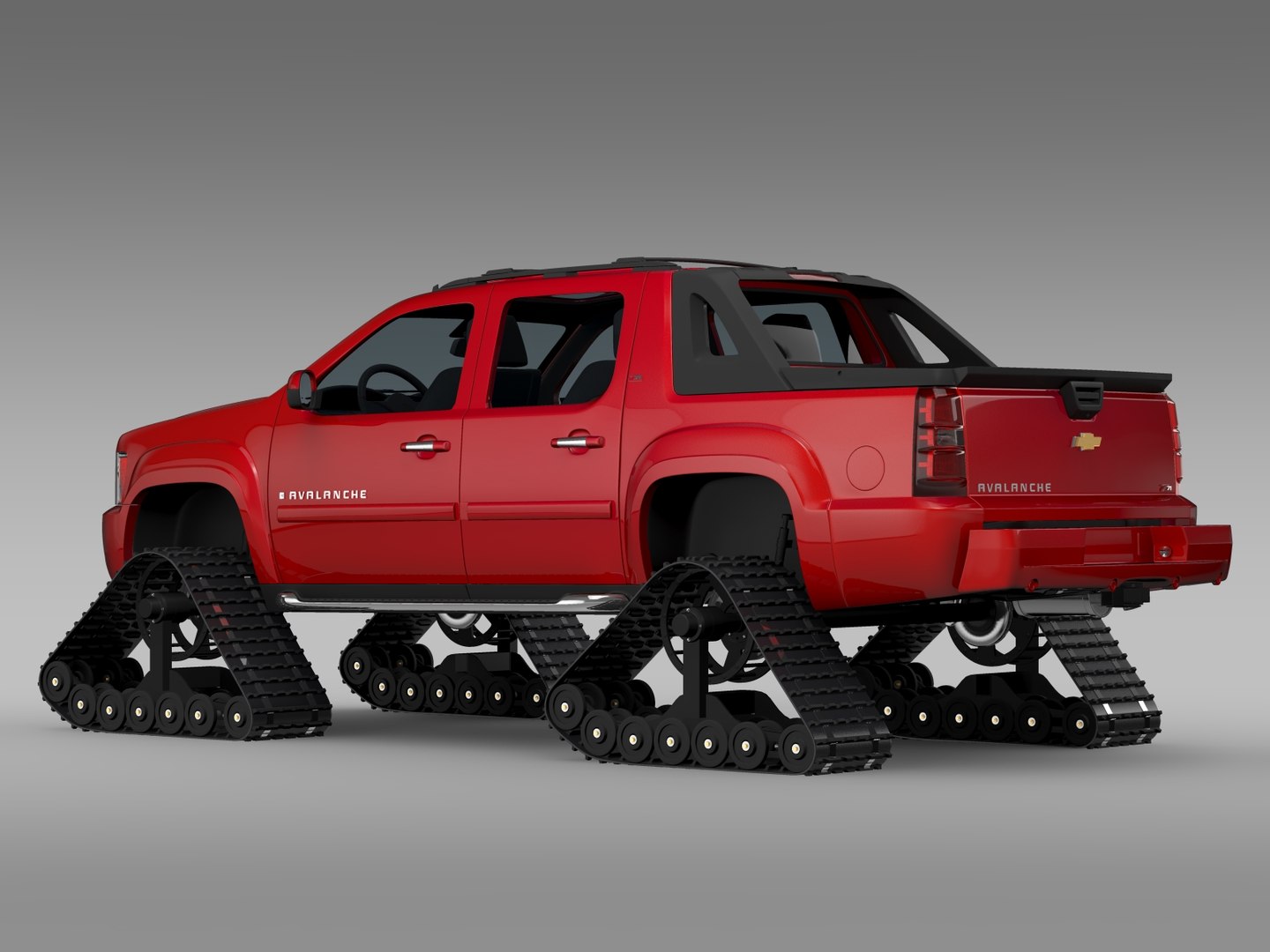 3d Chevrolet Avalanche Z71 Crawler Model