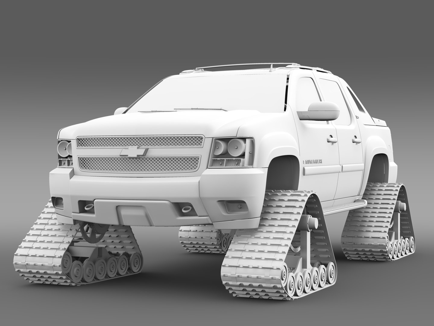 3d Chevrolet Avalanche Z71 Crawler Model
