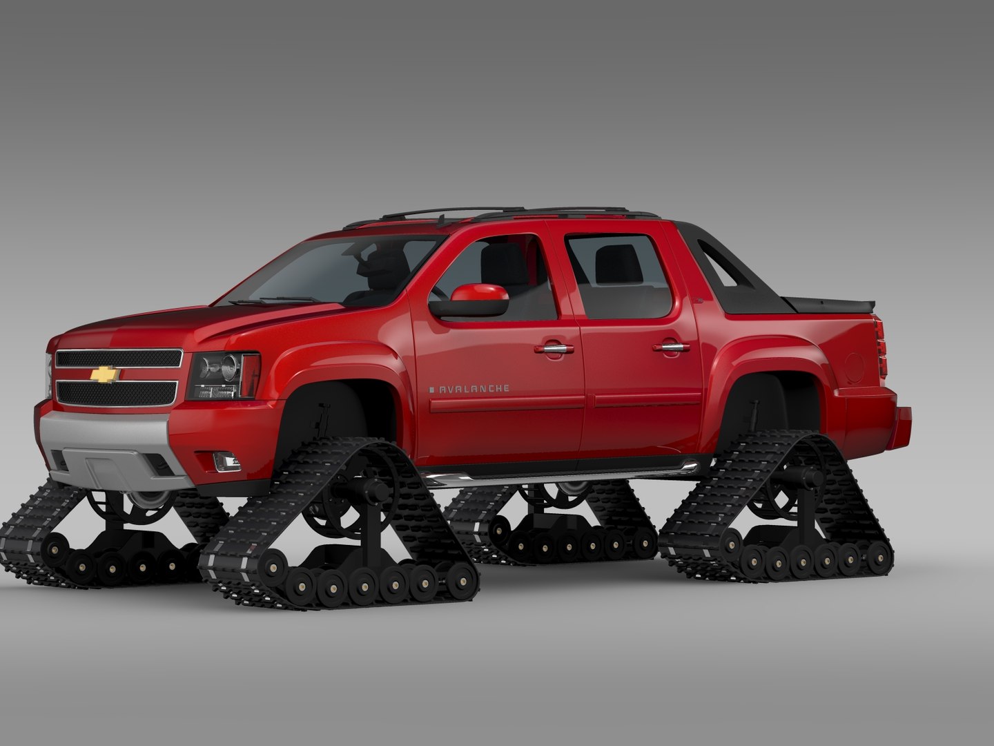 3d Chevrolet Avalanche Z71 Crawler Model