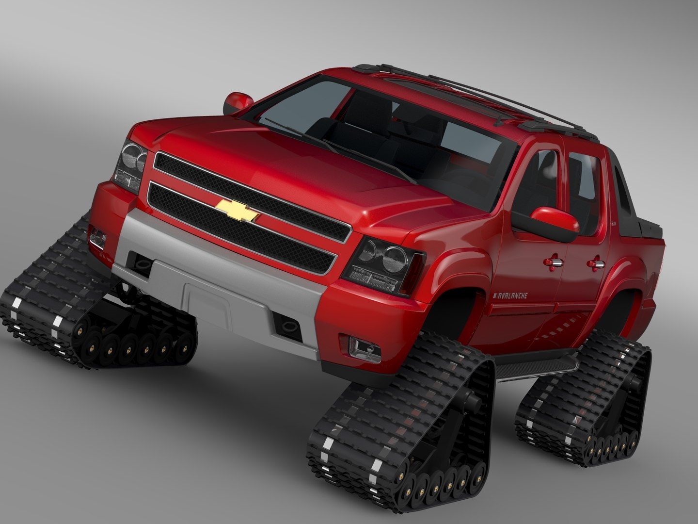 3d Chevrolet Avalanche Z71 Crawler Model