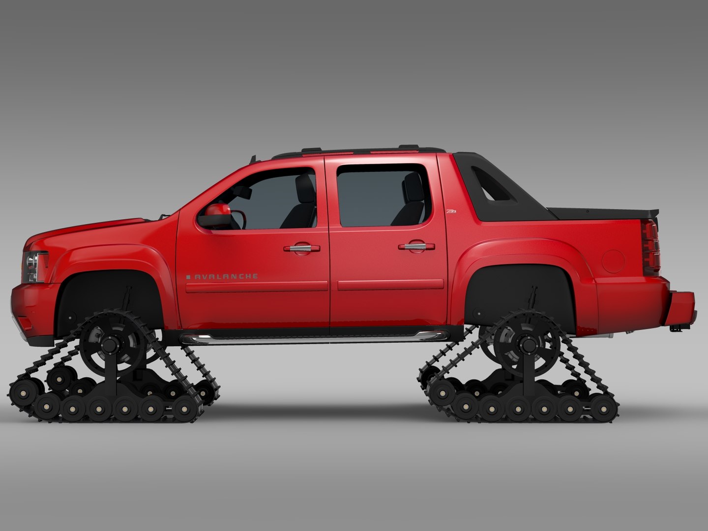 3d Chevrolet Avalanche Z71 Crawler Model