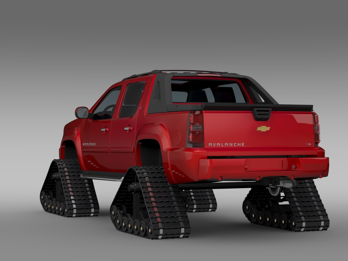 3d Chevrolet Avalanche Z71 Crawler Model