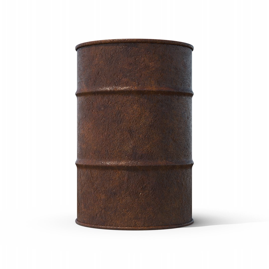 Rusty Metal Barrel Model - TurboSquid 2209913