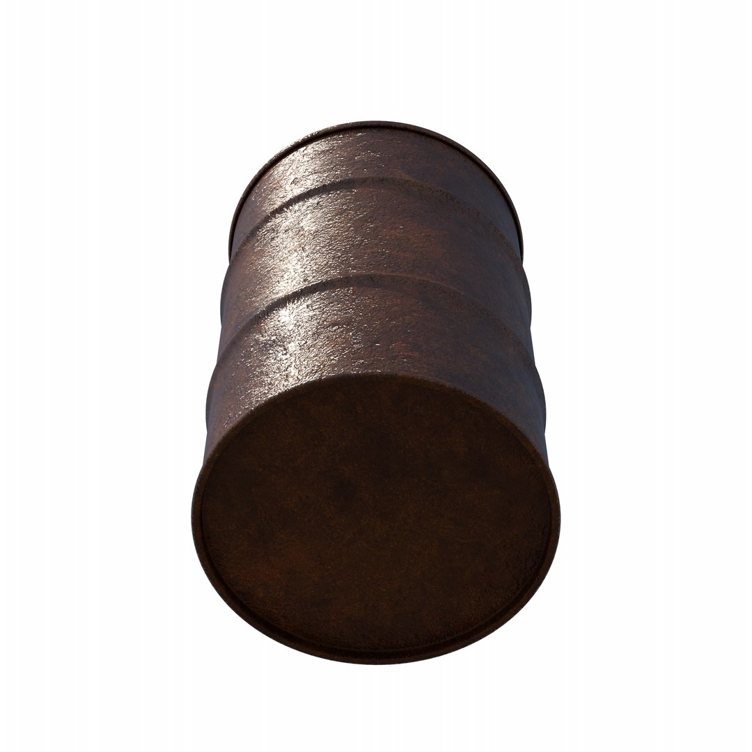 Rusty Metal Barrel Model - TurboSquid 2209913