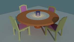 Download Free 3D Table Blender Models - TurboSquid