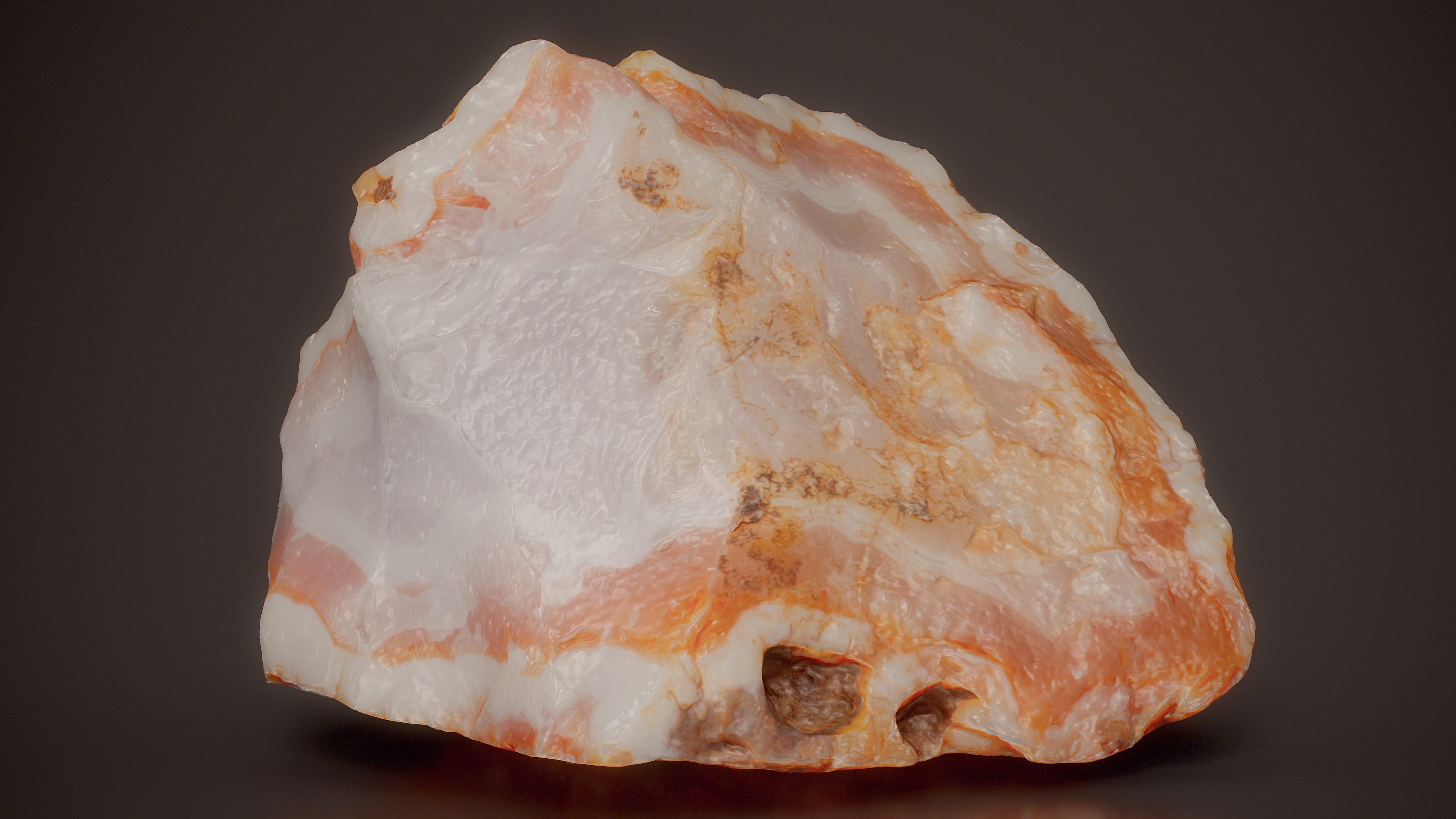 modèle 3D de Calcite rubanée, onyx, agate 05 - TurboSquid 2507274
