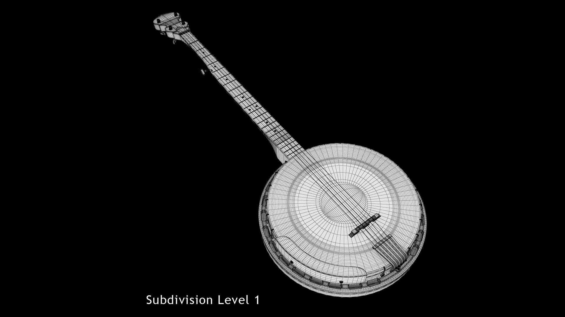 3d Model Of Banjo