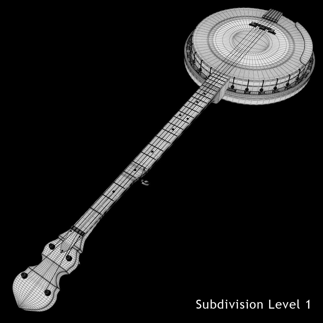 3d Model Of Banjo