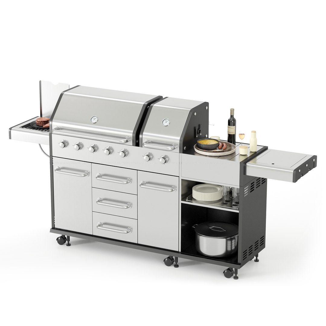 3D Barbecue 25 Model - TurboSquid 2036996