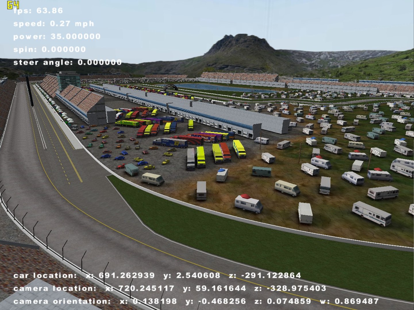 3d Indianapolis Road Course Indy Race Model