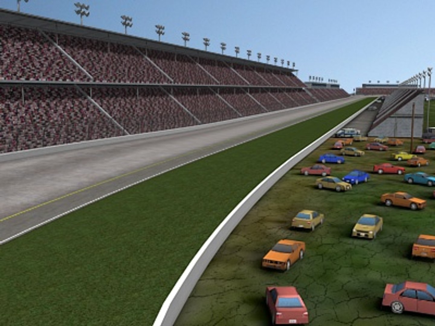 3d Indianapolis Road Course Indy Race Model