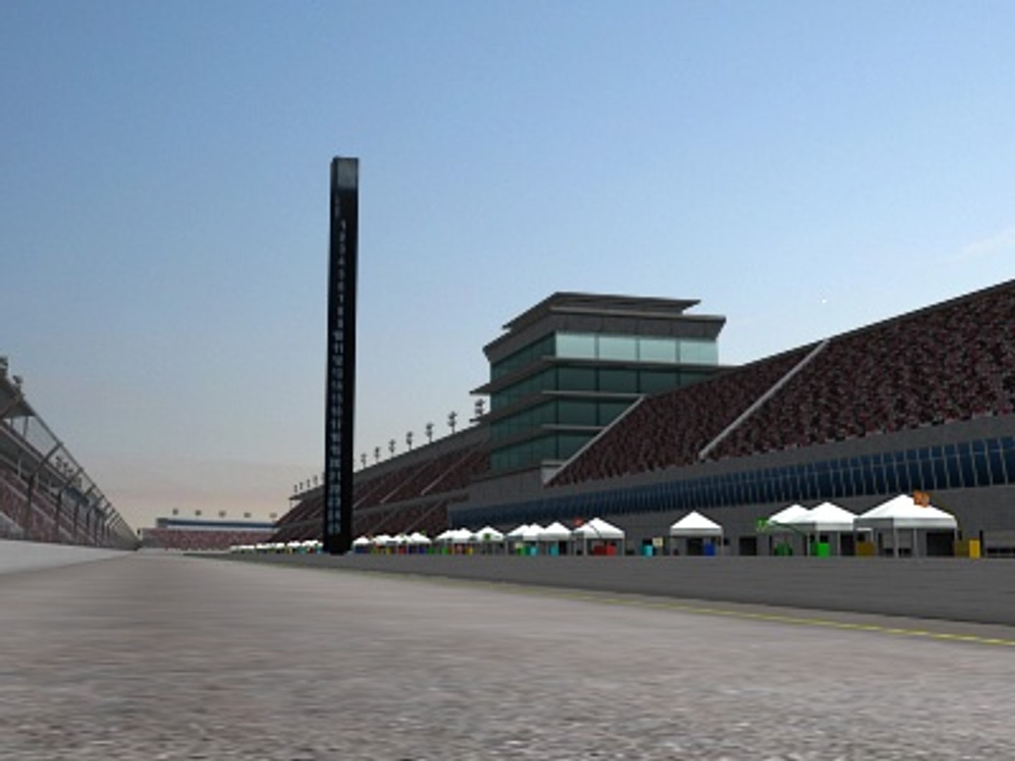 3d Indianapolis Road Course Indy Race Model